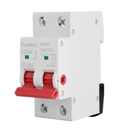 FuseBox 125A 2 Pole Main Switch Module | Lightsave