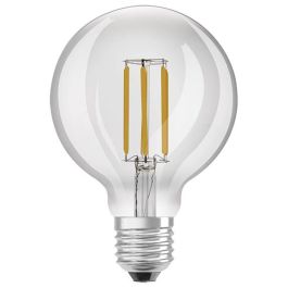 Osram 4W E27 Ultra-Efficient 3000K LED Filament 95mm Globe Bulb | Lightsave