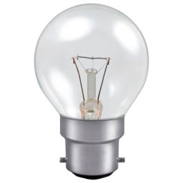 Professional 25W Clear Golf Ball Lamp BC | Lightsave