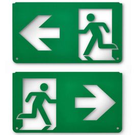 Signify Ecolink Emergency Blade Exit Left/Right Sign | Lightsave
