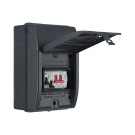 SyncEV Grey External 40A Type A Double Pole RCBO, 32A B Curve MCB, Type ...